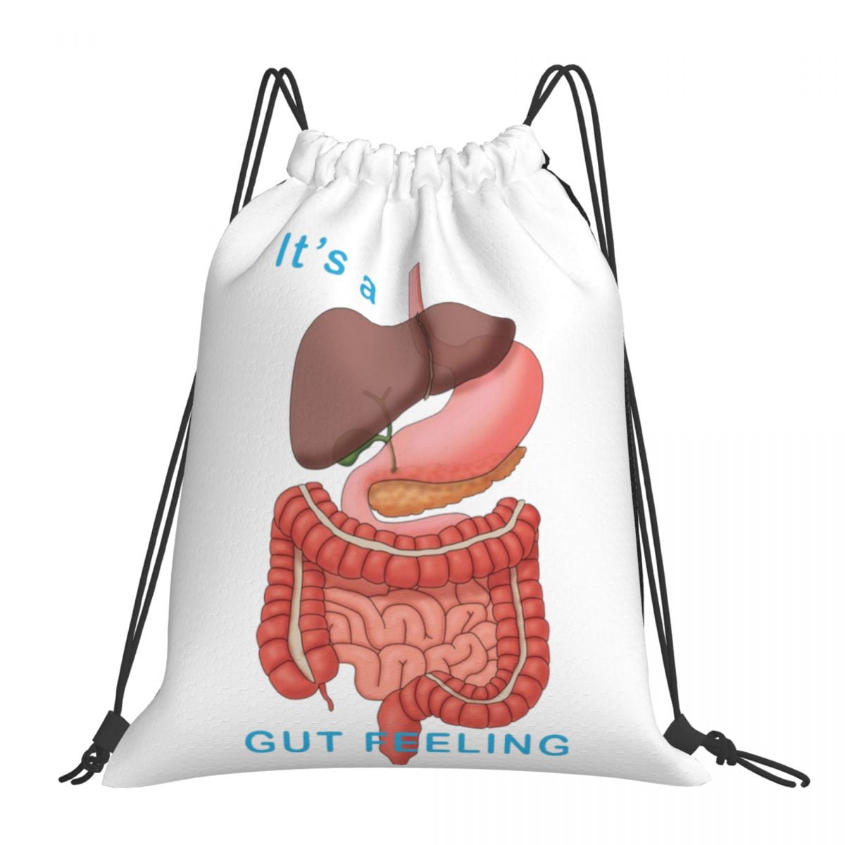 Digestive System Organs Medical Illustration Backpacks Fashion Portable ...