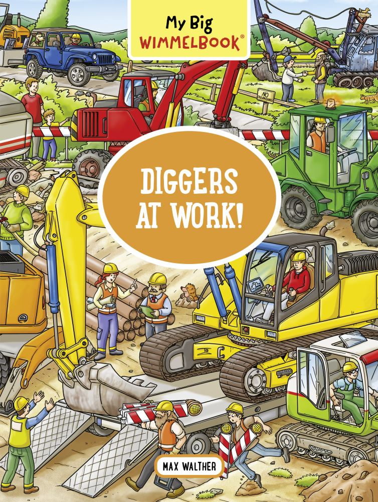 Diggers at Work! (Board Book) - Walmart.com