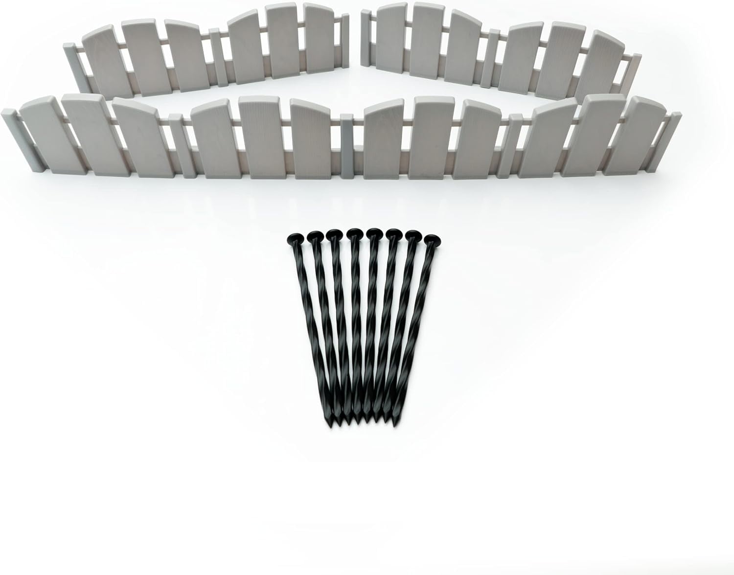 Digging Landscape Edging with Anchors, 4.5" High Decorative Adirondack ...