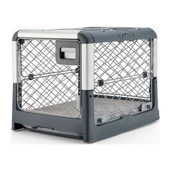 Diggs Revol Medium Side Open Dog Crate - Collapsible, Portable, Travel ...