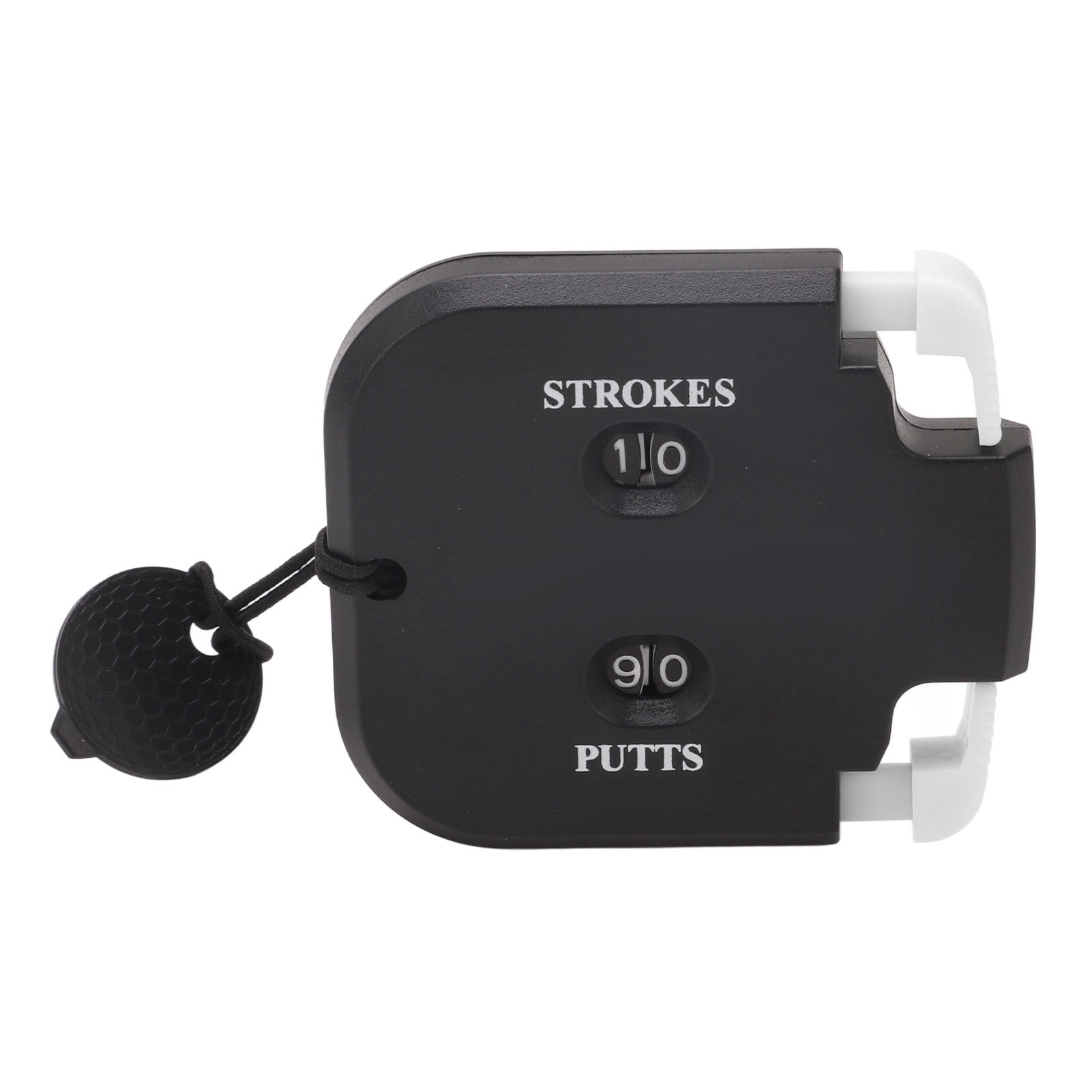 Digi-Click Counter for Strokes & Putts with Zeroing, Black Body, White ...