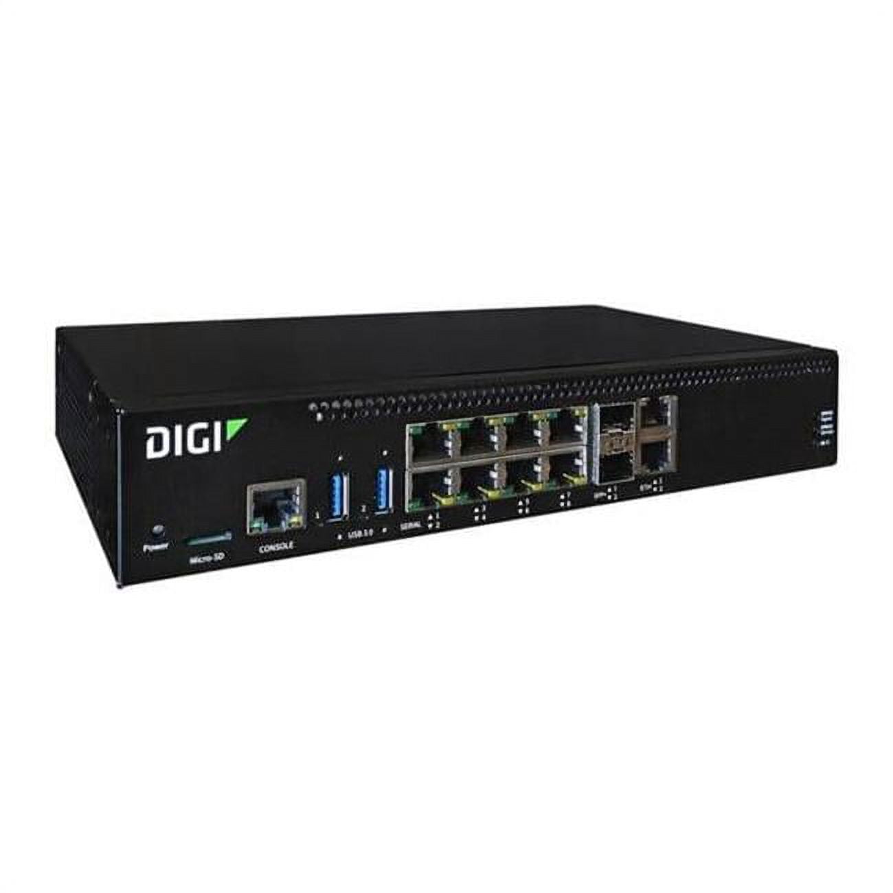 Digi Connect Mei 8 RS-232 485 Serial Ports USB Power Cord Server ...