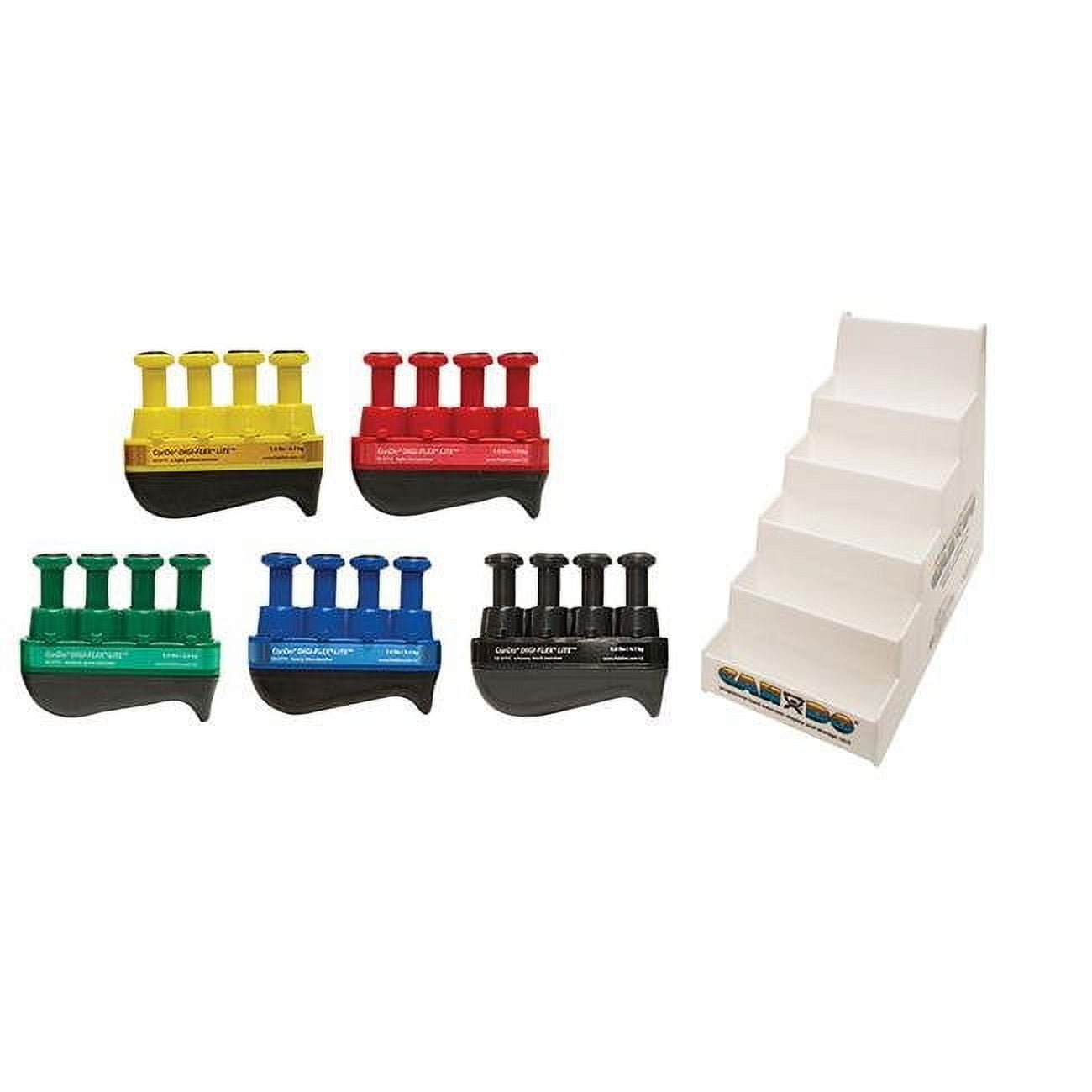 Digi-Flex LITE, set of 5 w/plastic stand (1 ea: yellow, red, green ...