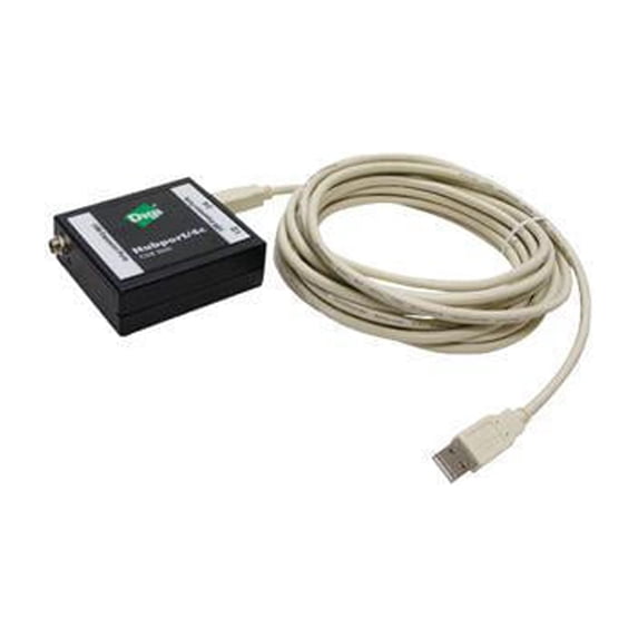 Digi Hubport/4c DC 5.5-30V powered 4-port USB Hub - Walmart.com