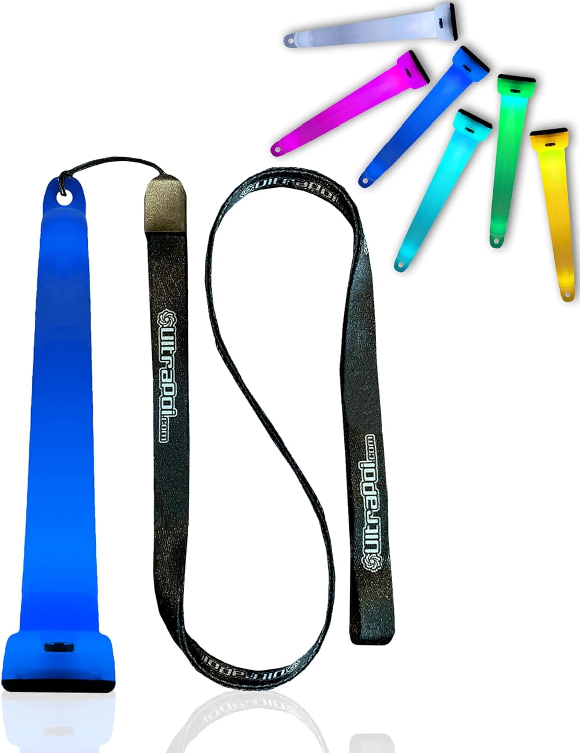 Digi LED Glow Stick – Rechargeable LED Poi Light Up Sticks with Rainbow ...