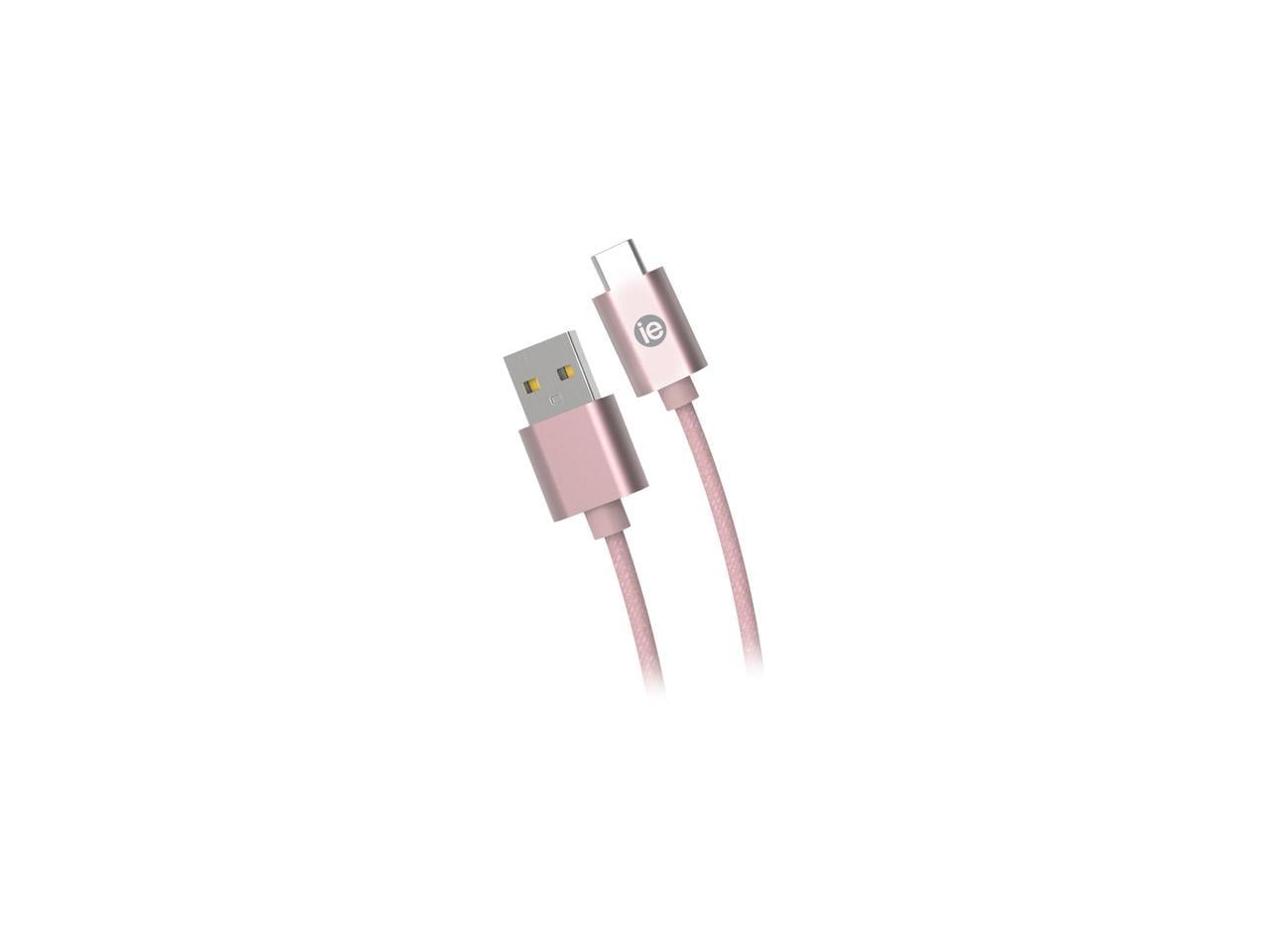 DigiPower IEN-BC10C-RGLD Rose Gold USB-C to USB-A Cable - Walmart ...