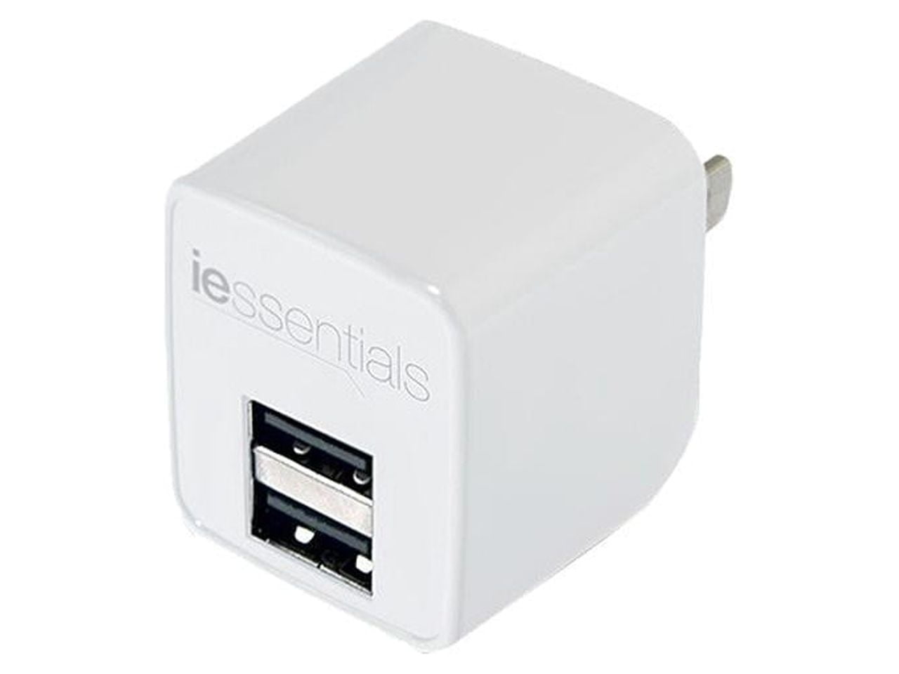 DigiPower - iEssentials - 2.4amp Dual USB Wall Charger - White ...