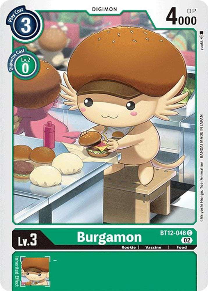 Digimon Across Time Common Burgamon BT12-046 - Walmart.com