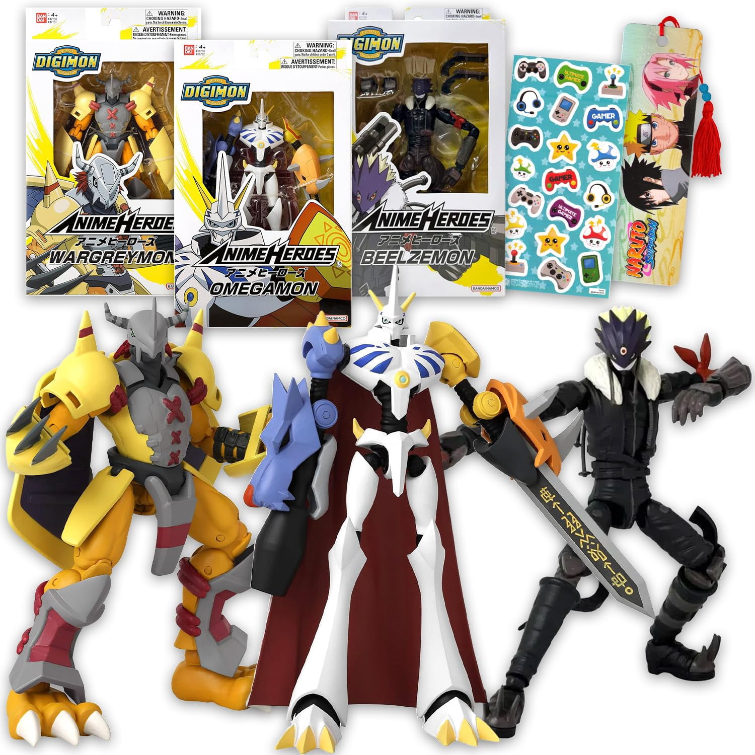 Digimon Action Figures Set - Digimon Action Figure Set Bundle with 3 ...
