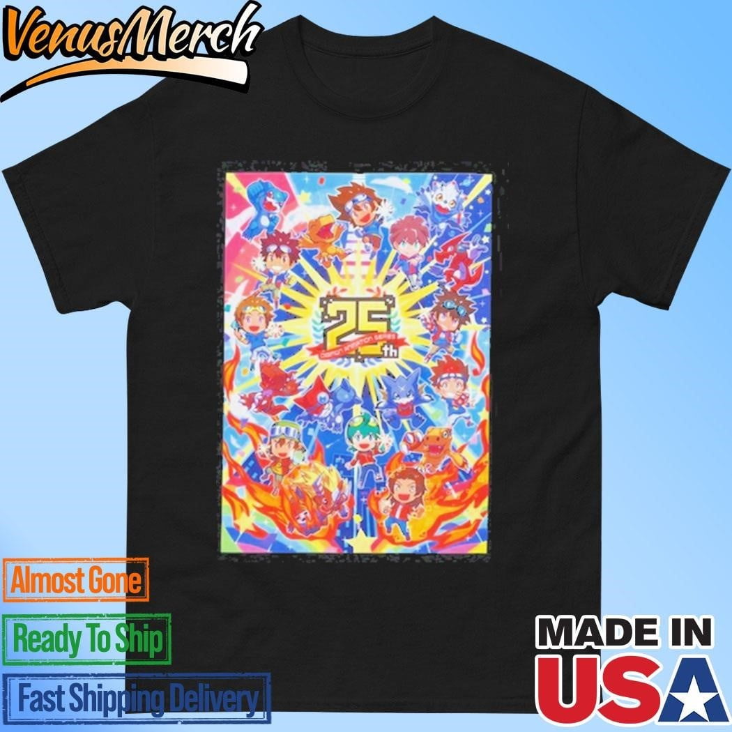 Digimon Adventure 25th Anniversary 2024 Shirt - Walmart.com