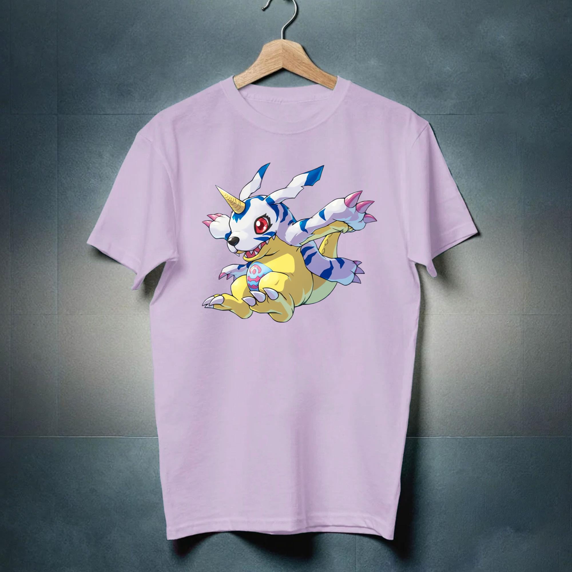 Digimon Adventure Gabumon Mens T Shirts 100% Cotton Short Sleeve ...