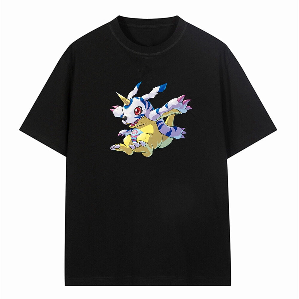 Digimon Adventure Gabumon Mens T Shirts 100% Cotton Short Sleeve ...