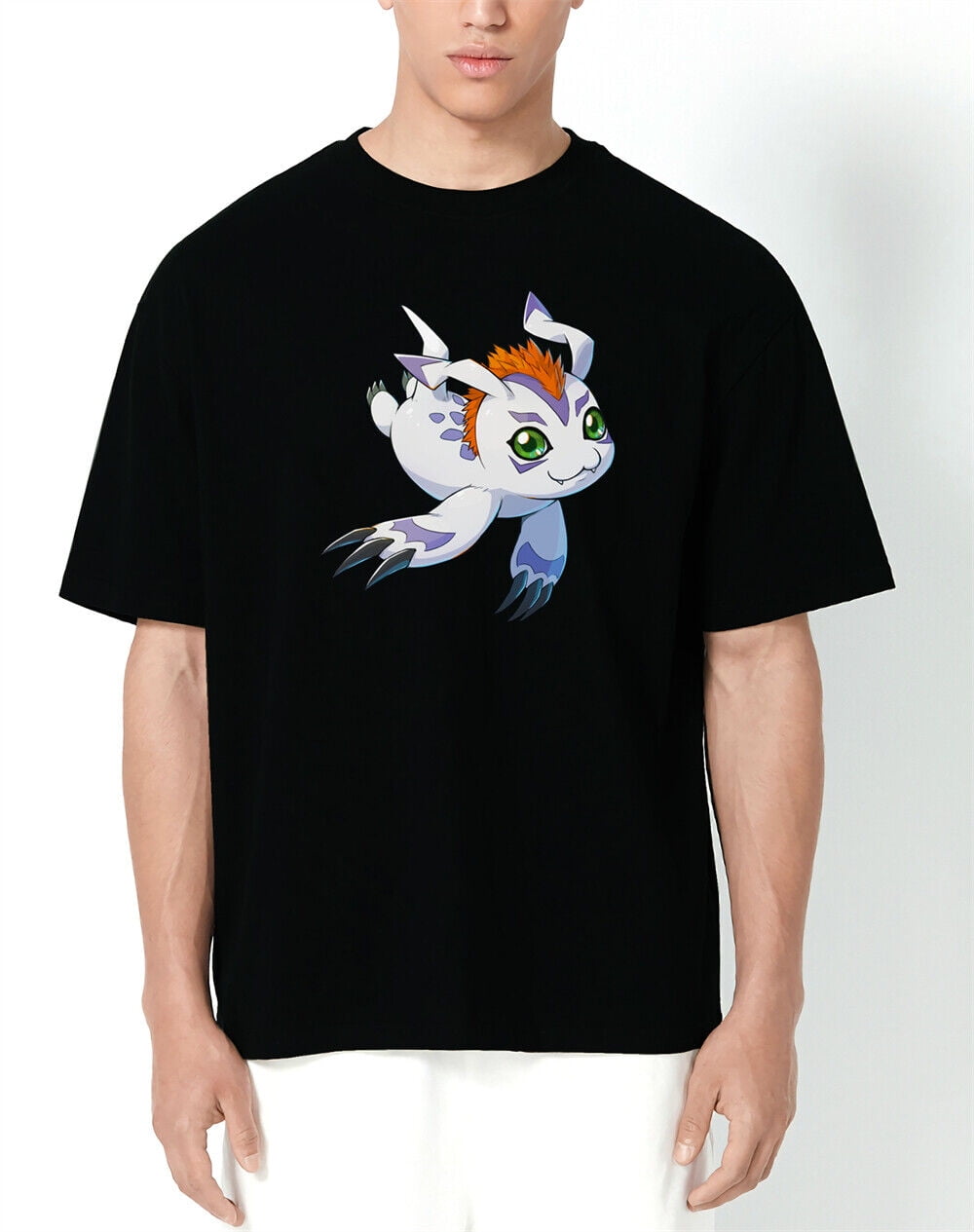 Digimon Adventure Gomamon Mens T Shirts 100% Cotton Short Sleeve ...