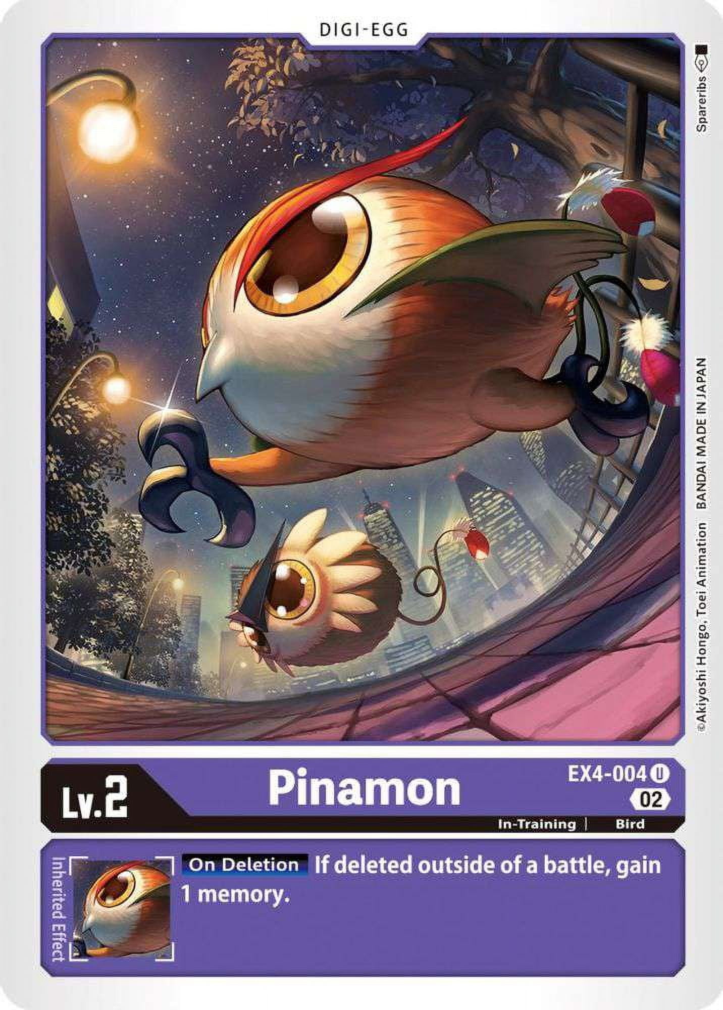 Digimon Alternative Being Uncommon Pinamon EX4-004 - Walmart.com