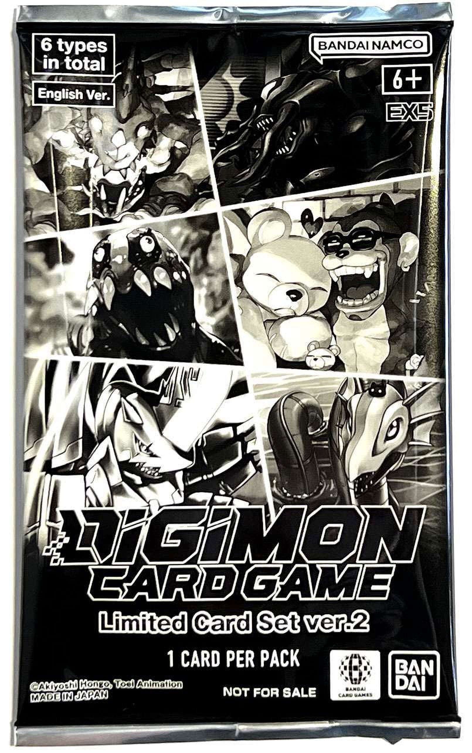 Digimon Animal Colosseum Limited Card Set Version 2 Pack (1 Card ...