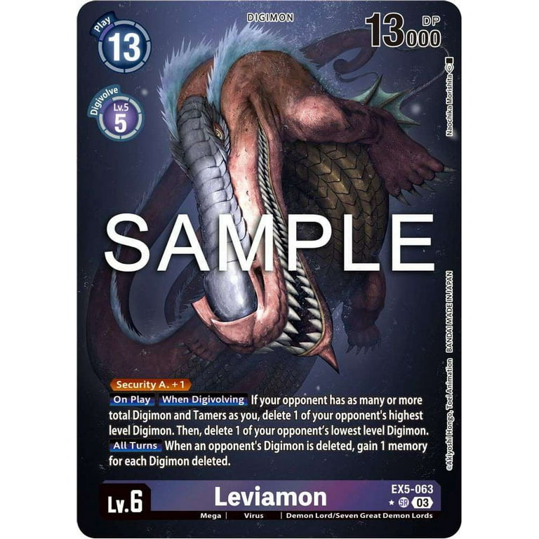 Leviamon Leviamon X Anti Body SR P [BT15 081](Booster Pack "EXCEED ...