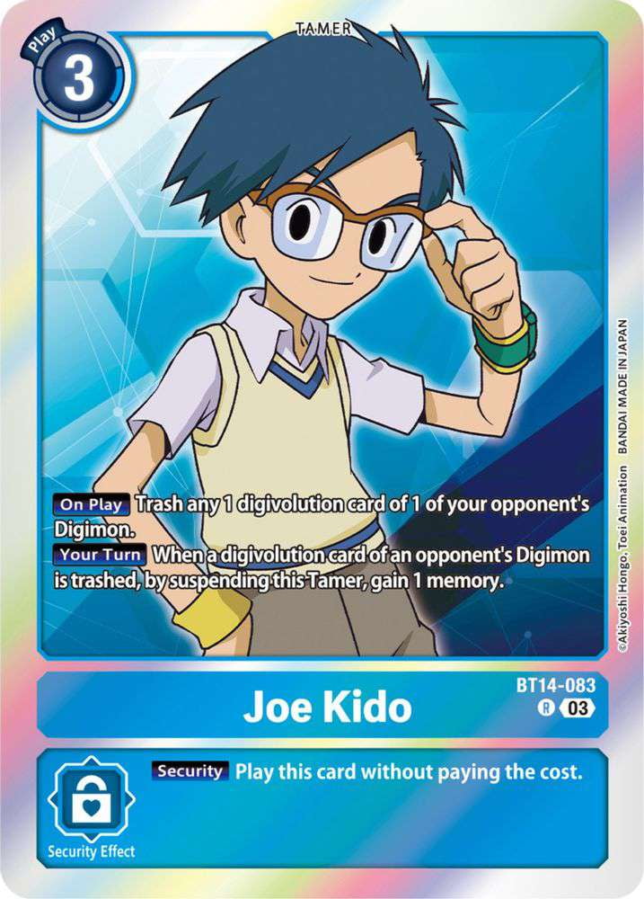 Digimon Blast Ace Rare Joe Kido BT14-083 - Walmart.com