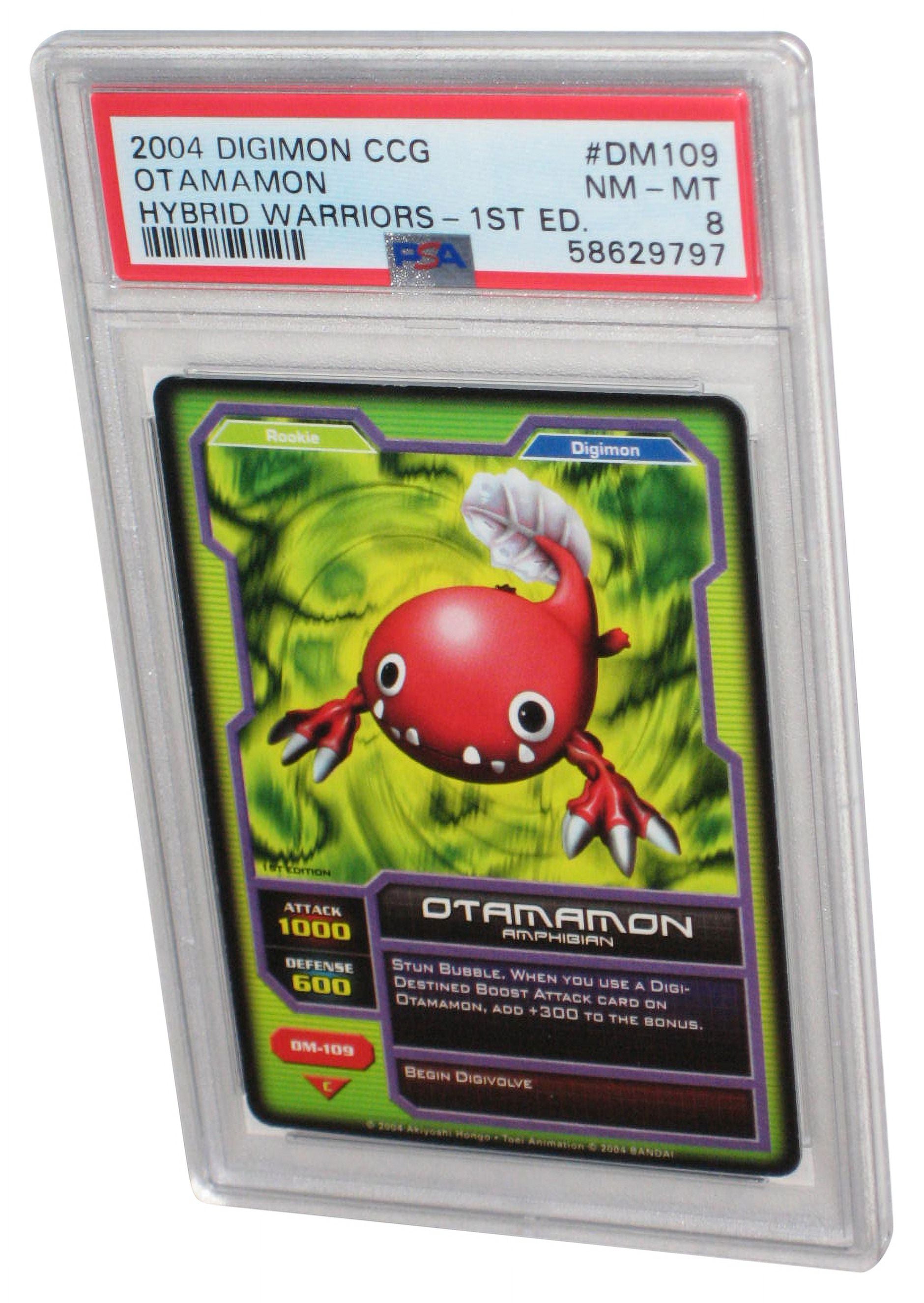 Digimon CCG 2004 Otamamon Hybrid Warriors 1st Edition PSA 8 Graded Card ...