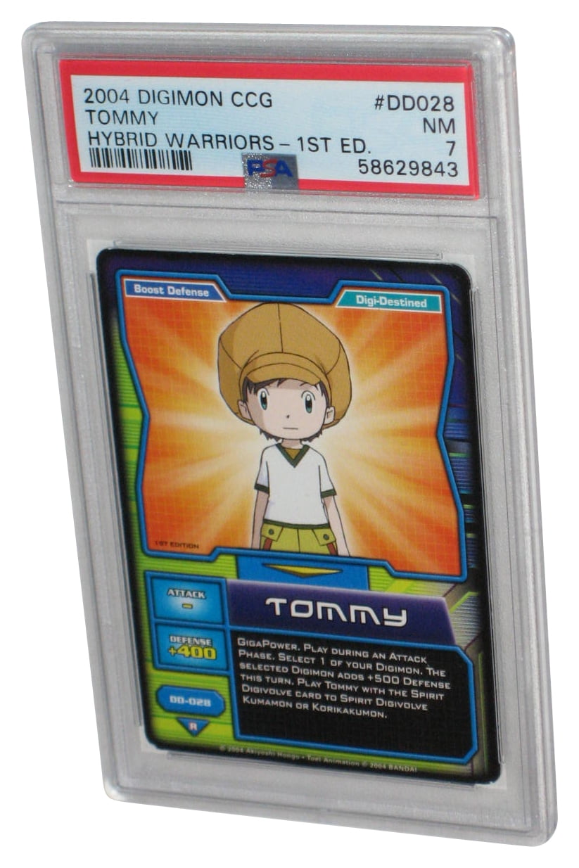 Digimon CCG 2004 Tommy Hybrid Warriors 1st Edition PSA 7 Graded Card ...