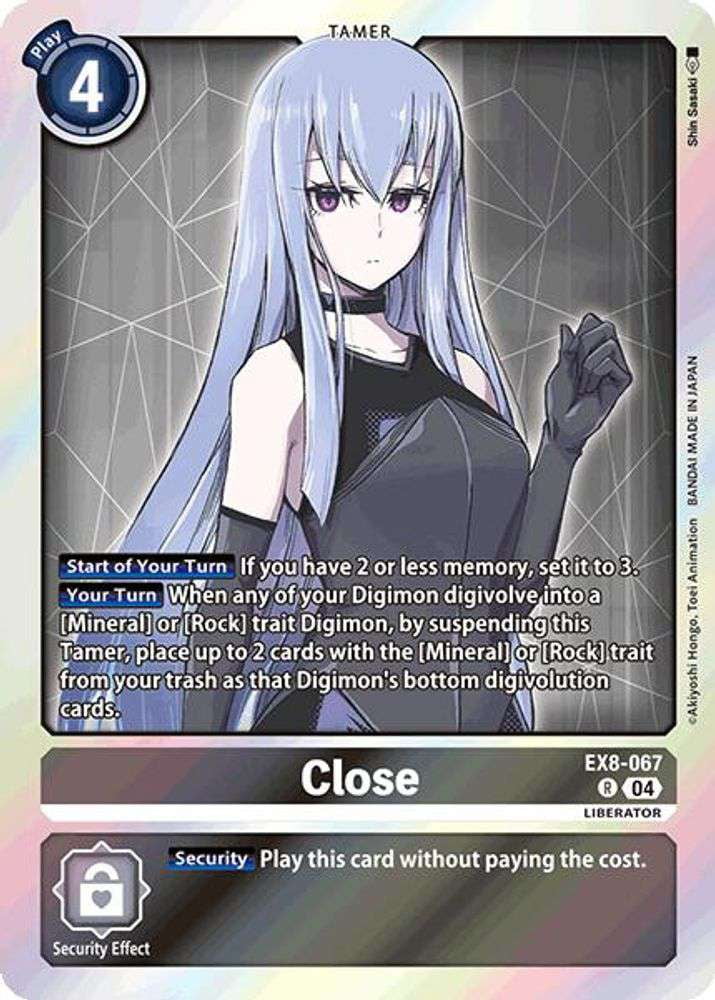 Digimon Chain of Liberation Rare Close EX8-067 - Walmart.com