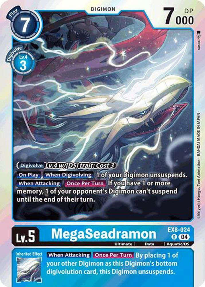 Digimon Chain of Liberation Rare MegaSeadramon EX8-024 - Walmart.com