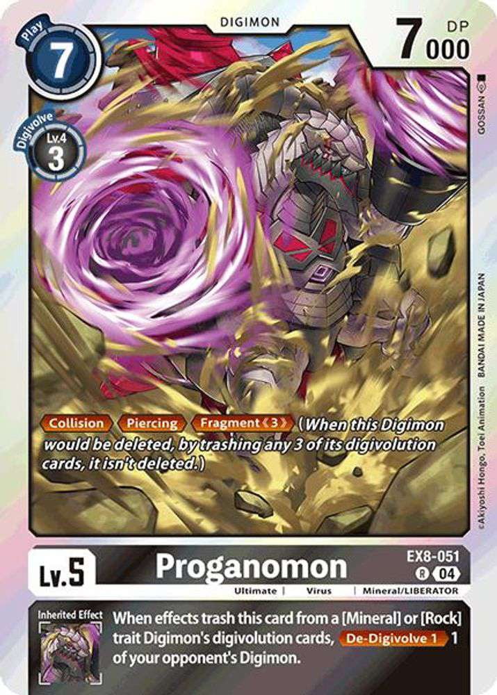 Digimon Chain of Liberation Rare Proganomon EX8-051 - Walmart.com