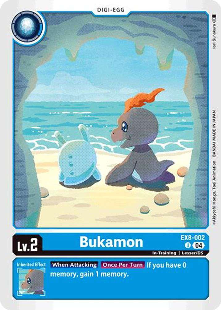 Digimon Chain of Liberation Uncommon Bukamon EX8-002 - Walmart.com