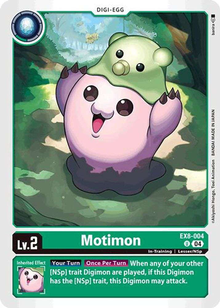 Digimon Chain of Liberation Uncommon Motimon EX8-004 - Walmart.com