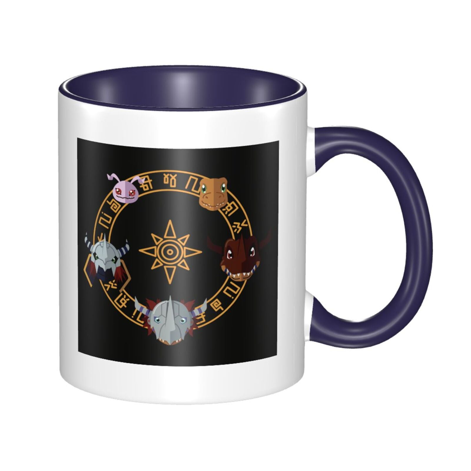 Digimon Crests Ceramic Magic Coffee Mug , Tea Cup 11 Oz - Walmart.com