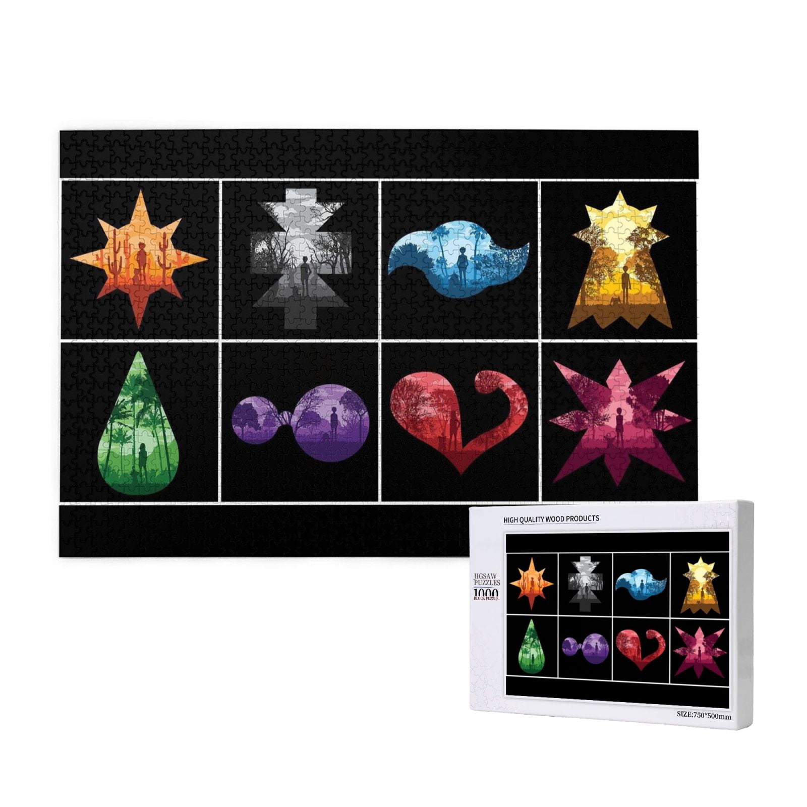Digimon Crests Jigsaw Puzzle 10000 Pieces for Adults Teens DIY Wall Art ...