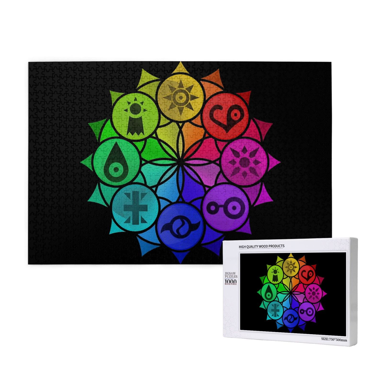 Digimon Crests Jigsaw Puzzle 10000 Pieces for Adults Teens DIY Wall Art ...