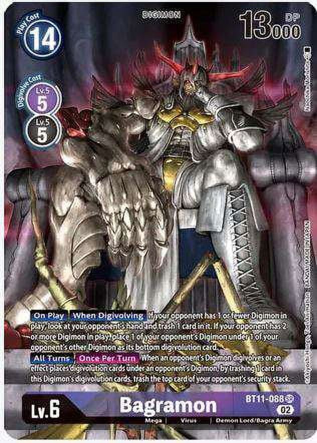 Digimon Dimensional Phase Super Rare Bagramon BT11-088 (Alternate Art) - Walmart.com