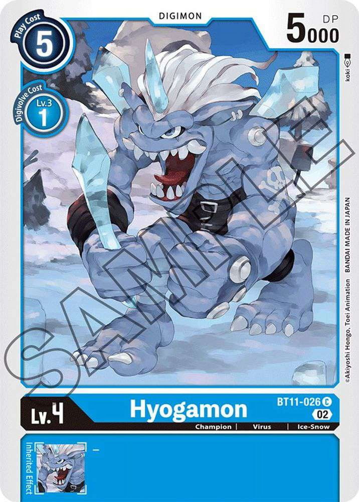 Digimon Dimensional Phase Common Hyogamon BT11-026 - Walmart.com