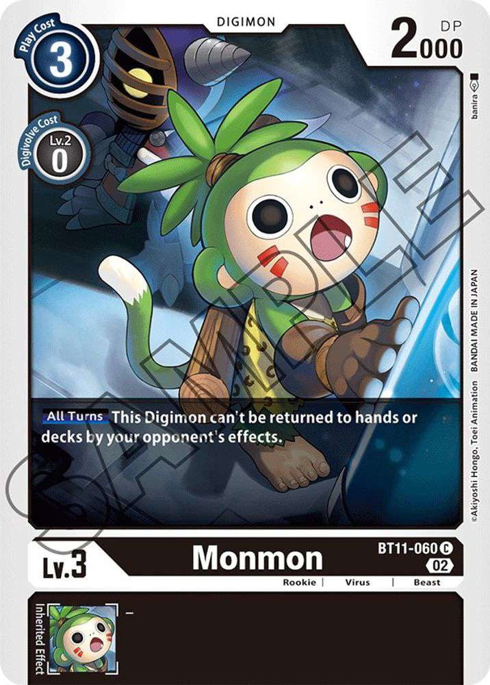 Digimon Dimensional Phase Common Monmon BT11-060 - Walmart.com