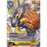 Digimon Draconic Roar Super Rare Goldramon EX3-035 (Alternate Art ...