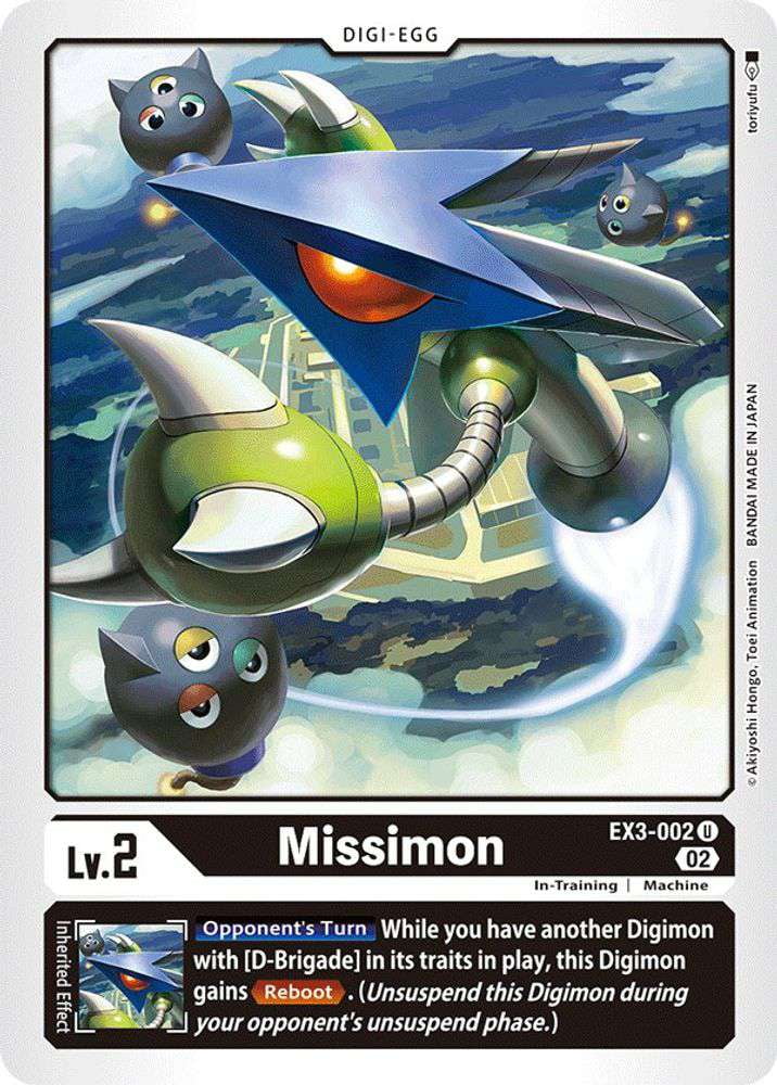 Digimon Draconic Roar Uncommon Missimon EX3-002 - Walmart.com