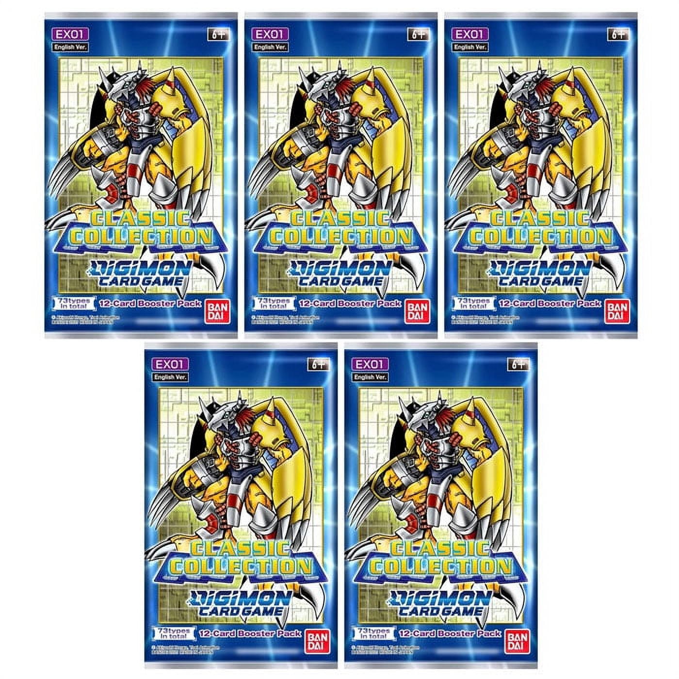 Digimon English Trading Card Game - Classic Collection EX01 - BOOSTER ...