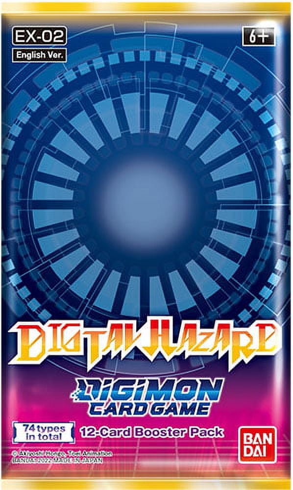 Digimon English Trading Card Game - Digital Hazard EX02 - BOOSTER PACK ...