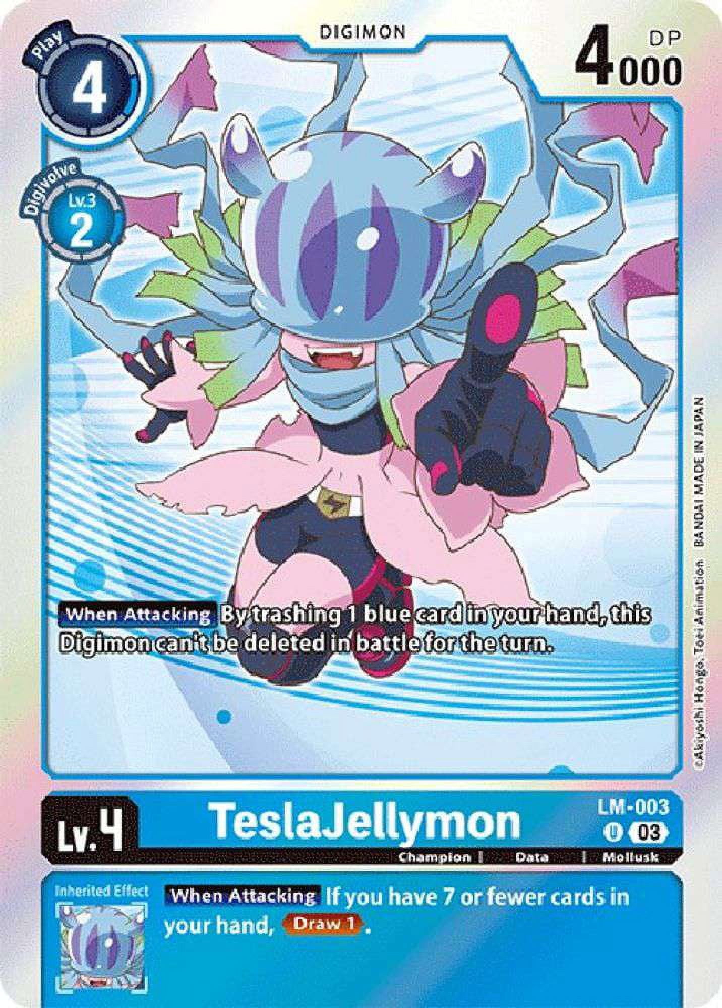 Digimon Exceed Apocalypse Uncommon TeslaJellymon LM-003 (English ...