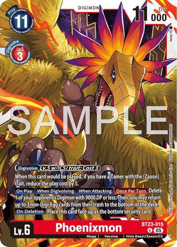 Digimon Hackers' Slumber Uncommon Phoenixmon BT23-015 - Walmart.com