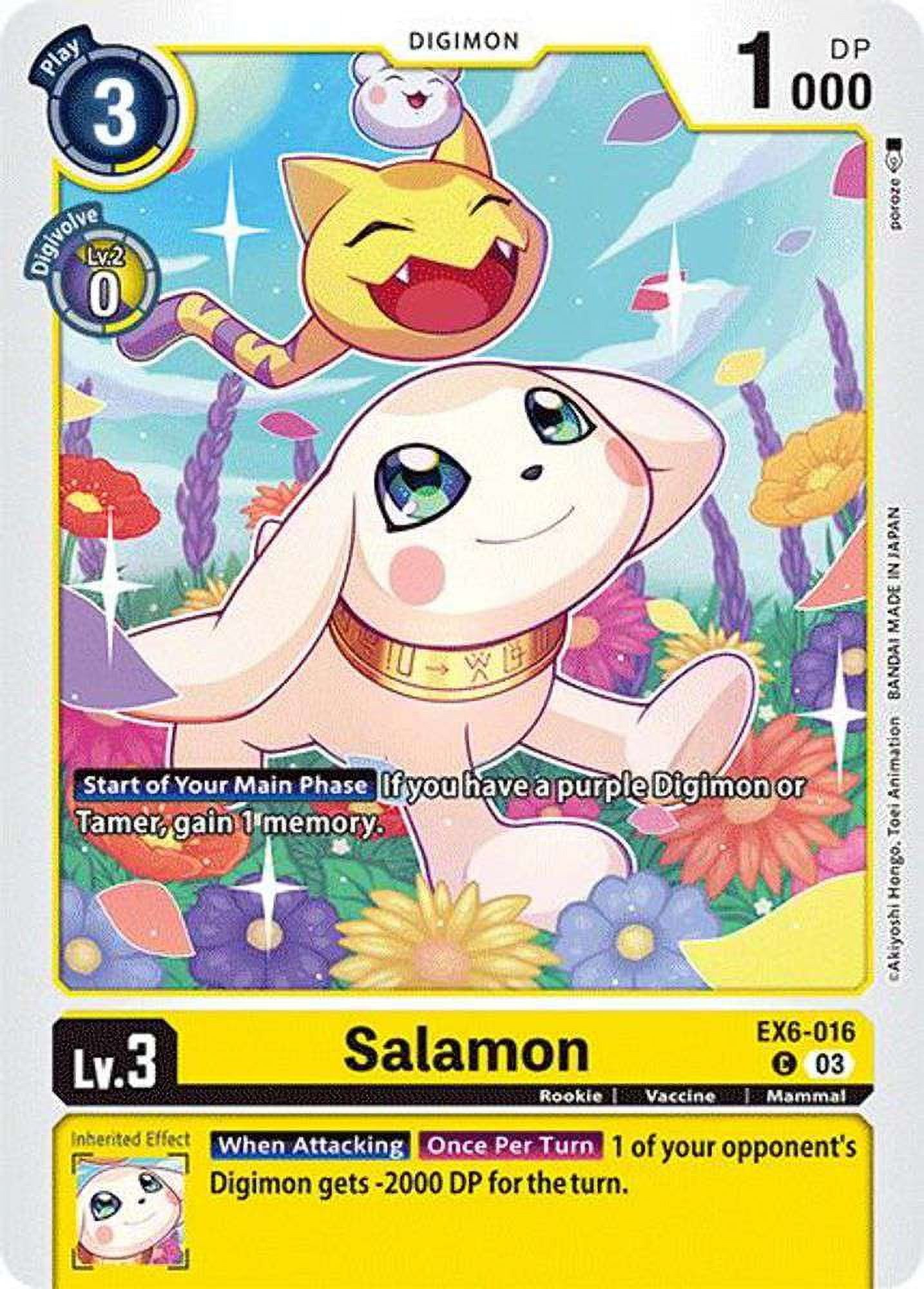 Digimon Infernal Ascension Common Salamon EX6-016 - Walmart.com