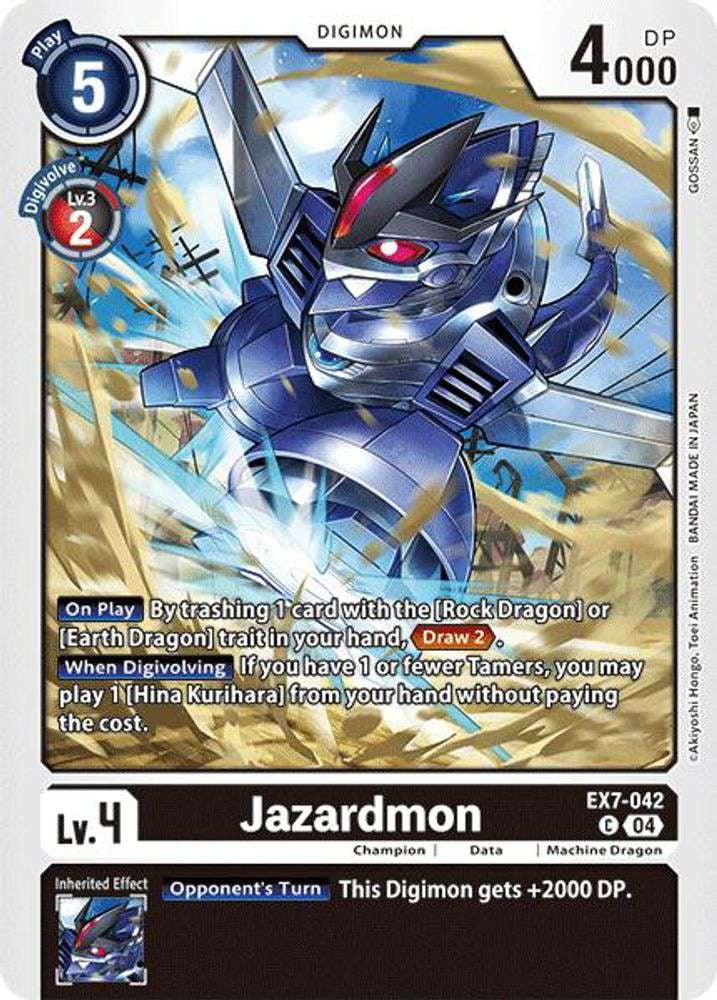 Digimon Liberator Common Jazardmon EX7-042 - Walmart.com