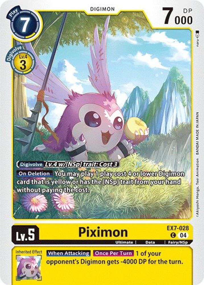 Digimon Liberator Common Piximon EX7-028 - Walmart.com