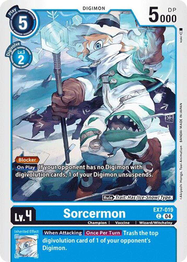 Digimon Liberator Common Sorcermon EX7-019 - Walmart.com