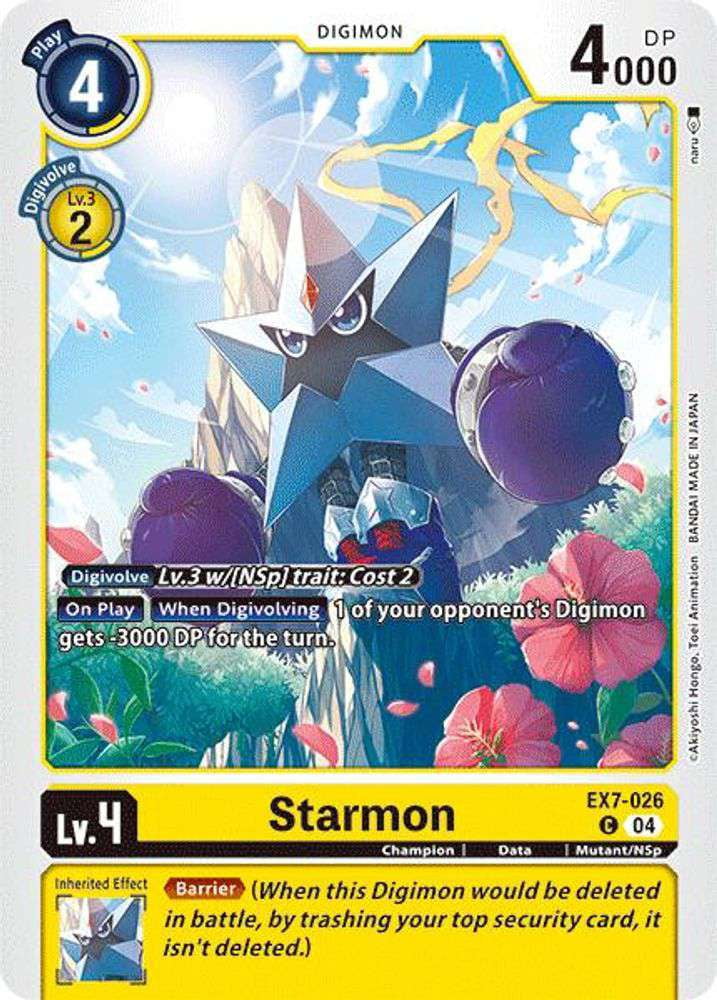 Digimon Liberator Common Starmon EX7-026 - Walmart.com