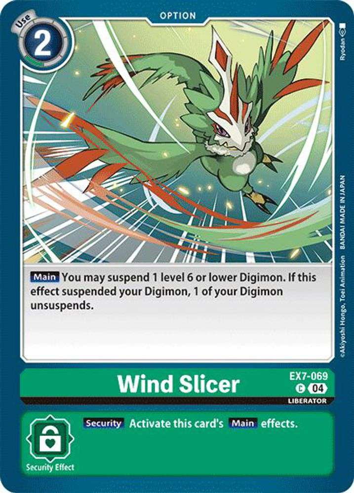Digimon Liberator Common Wind Slicer EX7-069 - Walmart.com