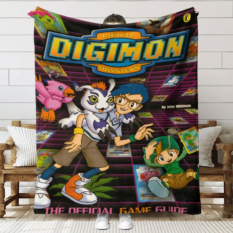 Digimon Monster Throw Blanket Gifts for Fans Lover Girls Boys Women ...