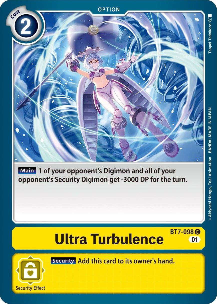Digimon Next Adventure Common Ultra Turbulence BT7-098 - Walmart.com