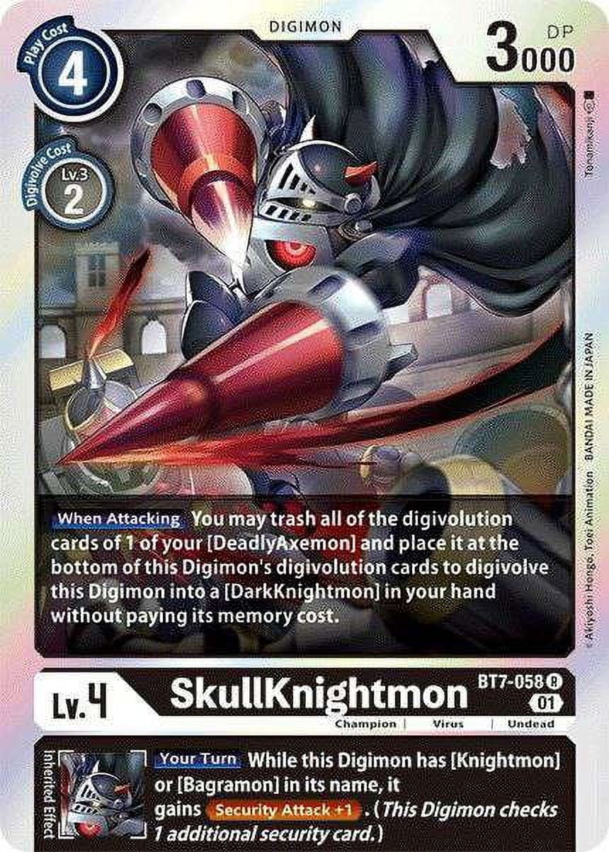 Digimon Next Adventure Rare SkullKnightmon BT7-058 - Walmart.com