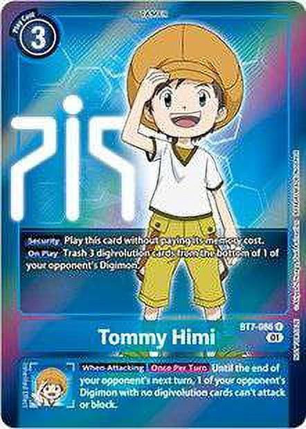 Digimon Next Adventure Tommy Himi BT7-086 (Box Topper) - Walmart.com